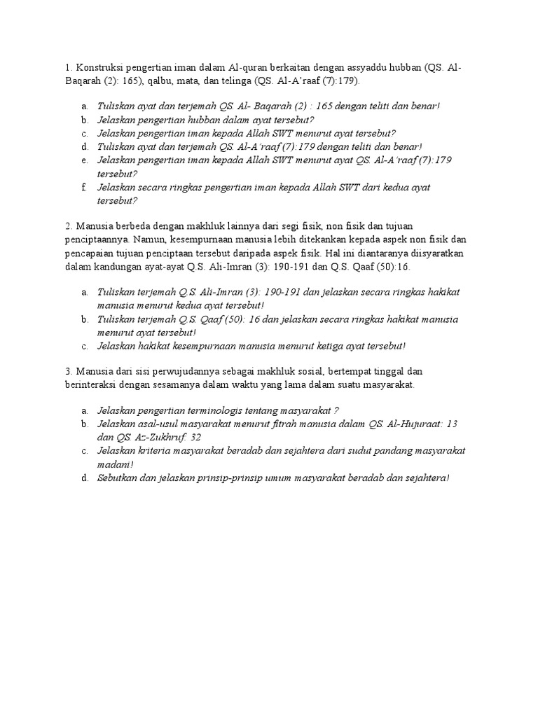 Tugas Elearning Pai 1 Sesi 3 | PDF