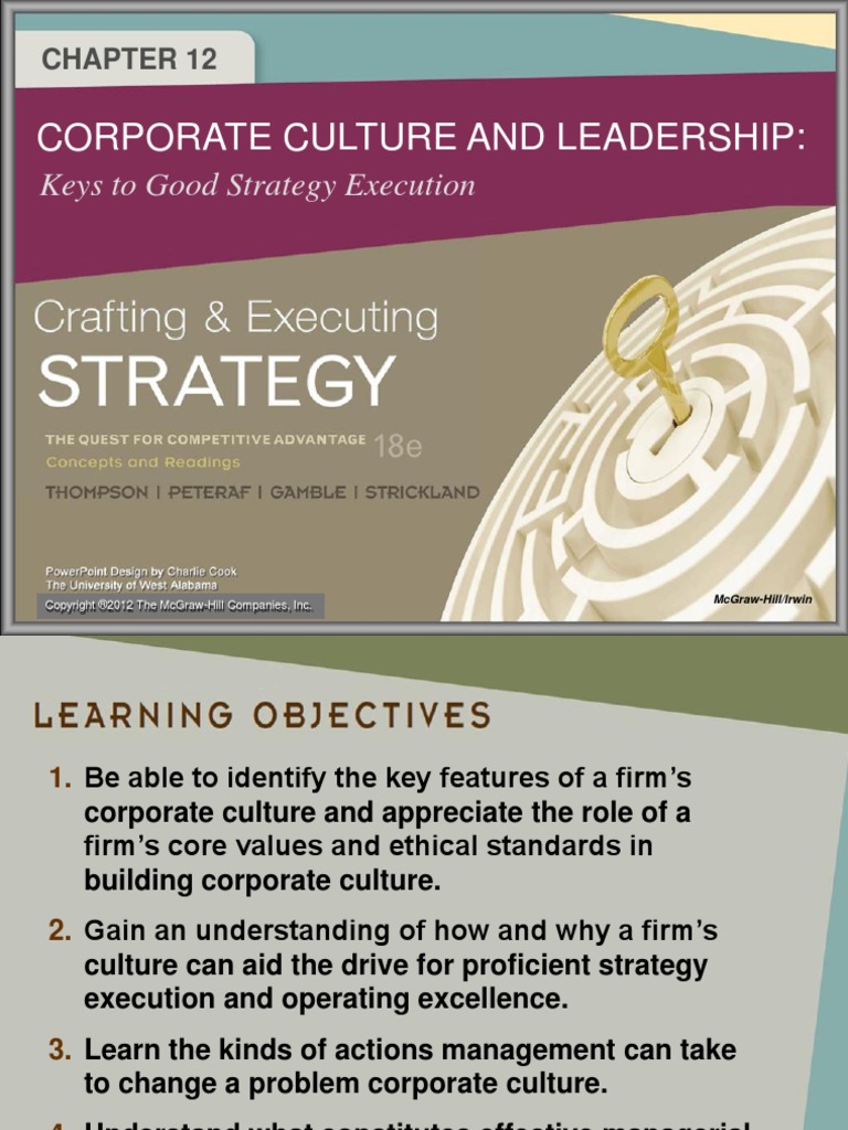BSP CHapter 12 Slides | PDF | Organizational Culture | Behavioural Sciences