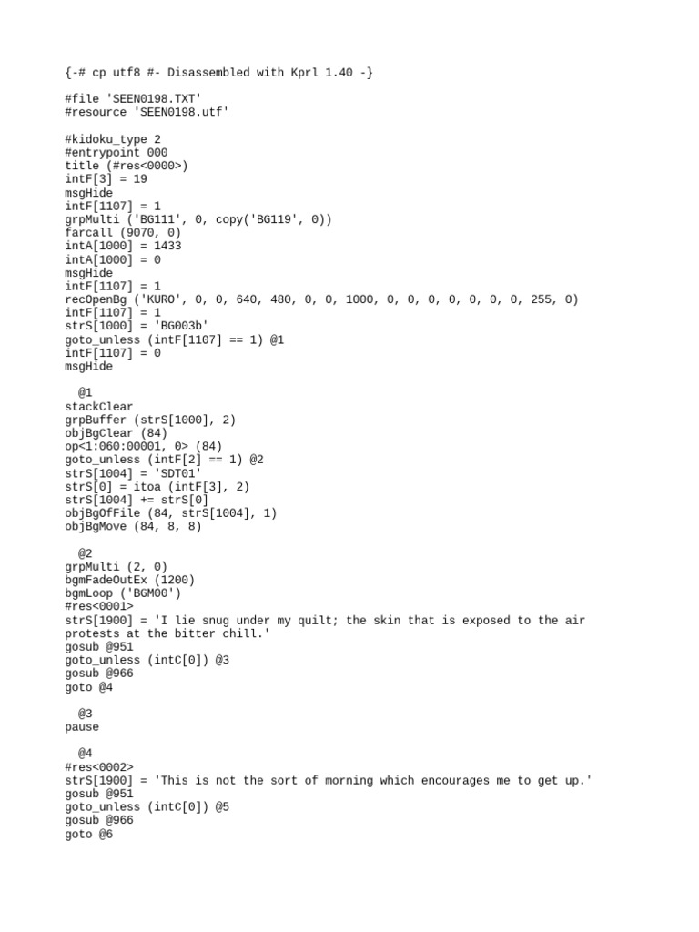 Visual Novel Script Dialogue Format | PDF