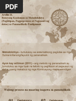 Metodo NG Pananaliksik | PDF