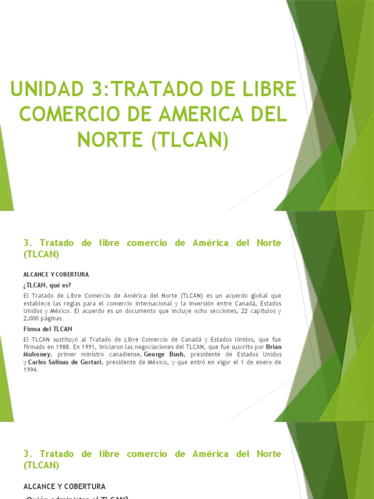 Impacto del TLCAN en México | PDF | Tratado de Libre Comercio Norteamericano | Arancel
