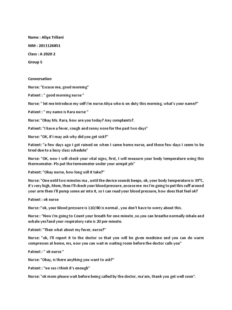 Checking Vital Sign | PDF