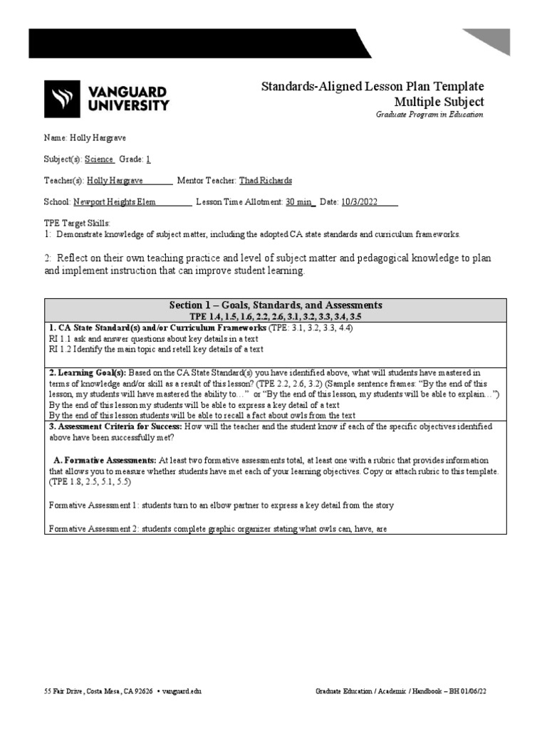 Ast Science Lesson | PDF | Career & Growth | Language Arts & Discipline