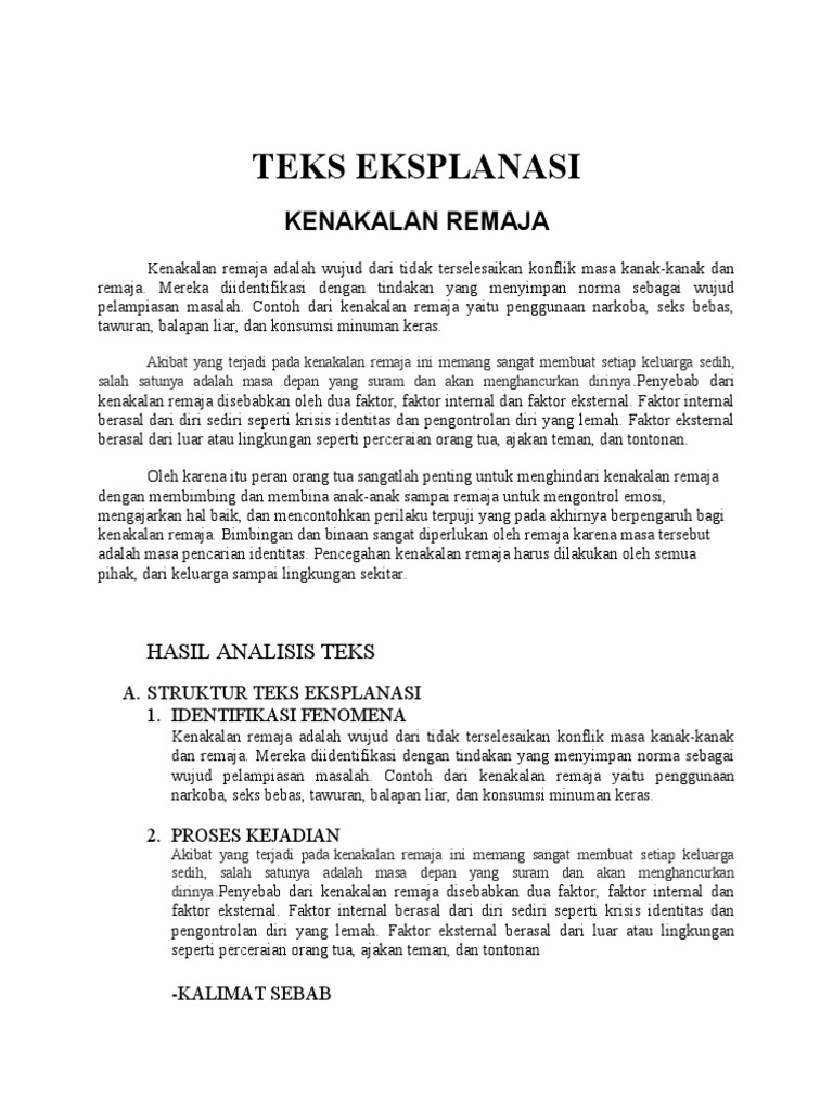 Teks Eksplanasi | PDF | Kesehatan Holistik