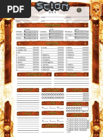 Trinity Core Character Sheet | PDF