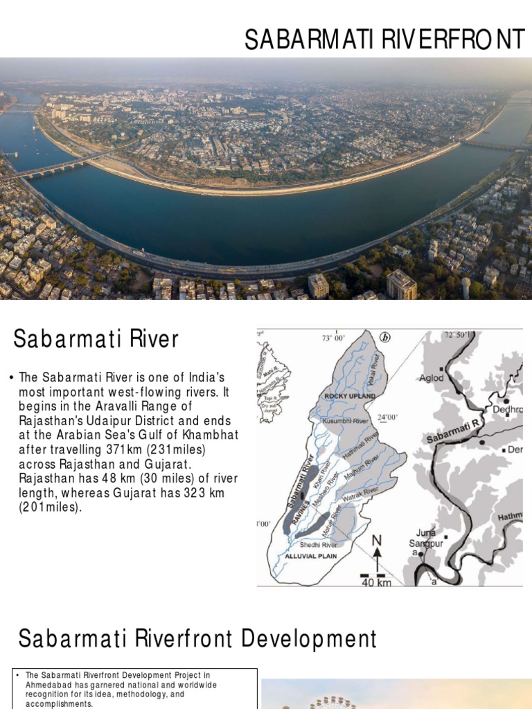Sabarmati Riverfront Development Overview | PDF | Environmental Issues | Water