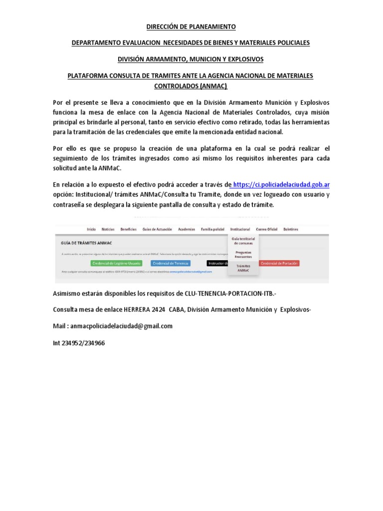 Instructivo Anmac | PDF