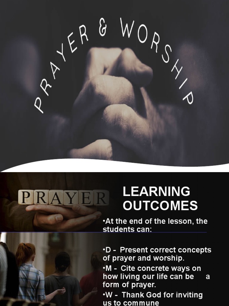 Lesson 7 Prayer-and-Worship | PDF | Prayer | Worship