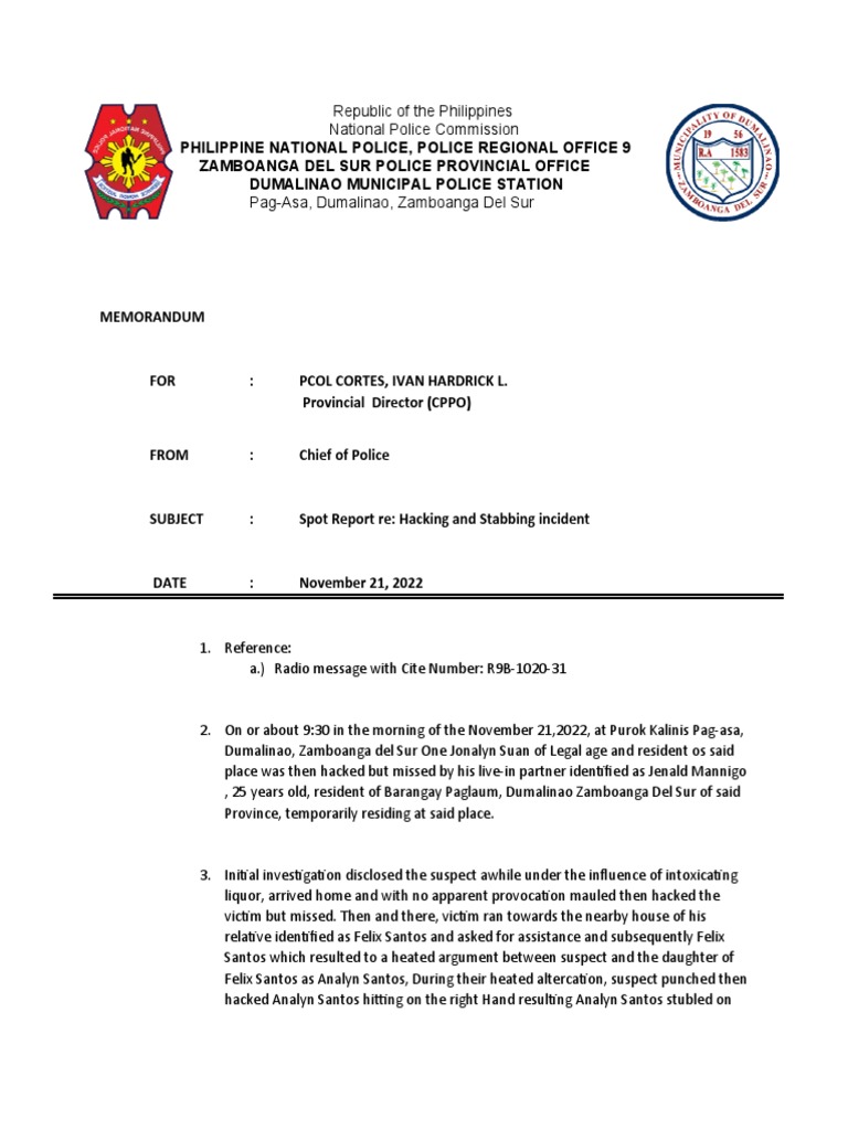 Ivan Cortes Police Report | PDF | Police | Criminal Law
