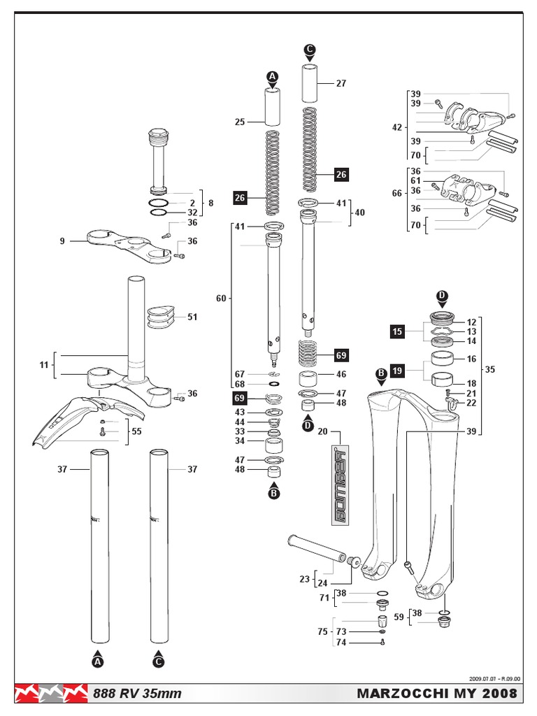 2008 888 RV - 35mm - R09-00 - Exploded | PDF