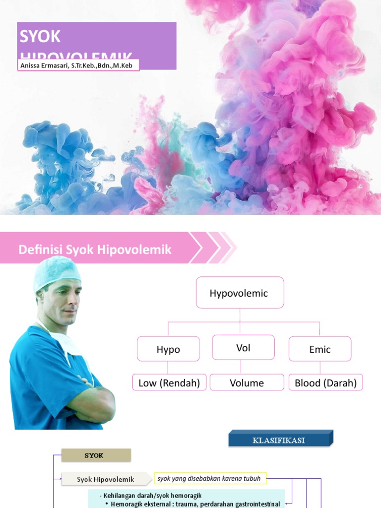 Penanganan Syok Hipovolemik & Syok Anafilatik | PDF