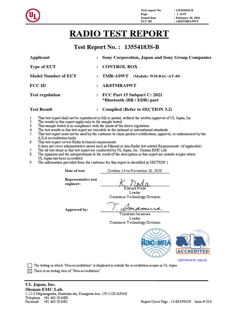 03 FCC Test Report DSS Module A 5143835 | PDF | Radio | Electromagnetic ...