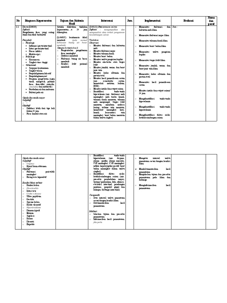 Panduan Asuhan Keperawatan | PDF
