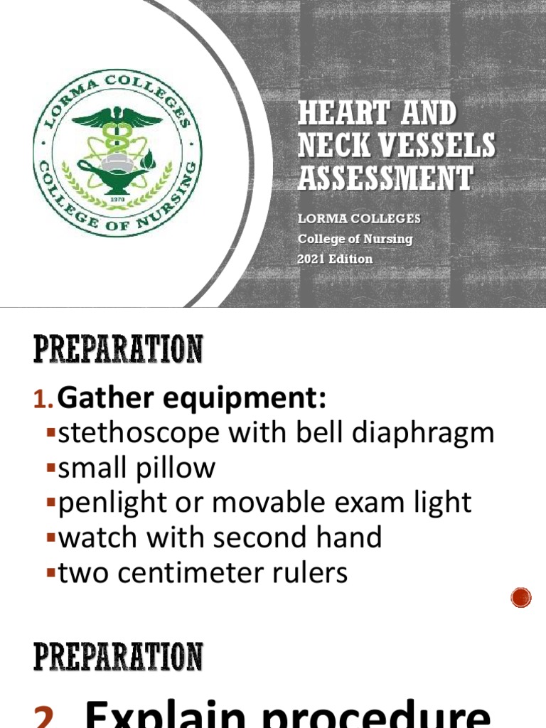 8 Heart and Neck Vessels Assessment | PDF | Pulse | Heart