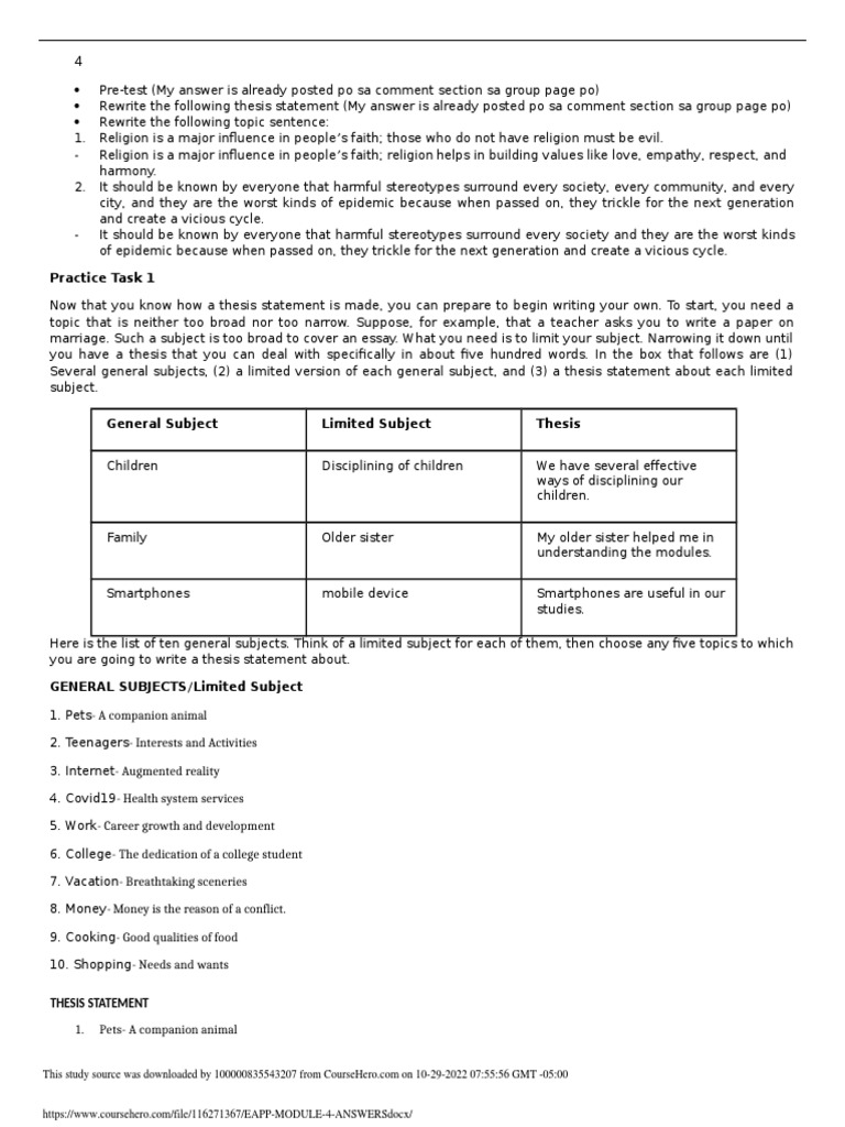 Eapp Module 4 Answers | Download Free PDF | Educational Technology ...
