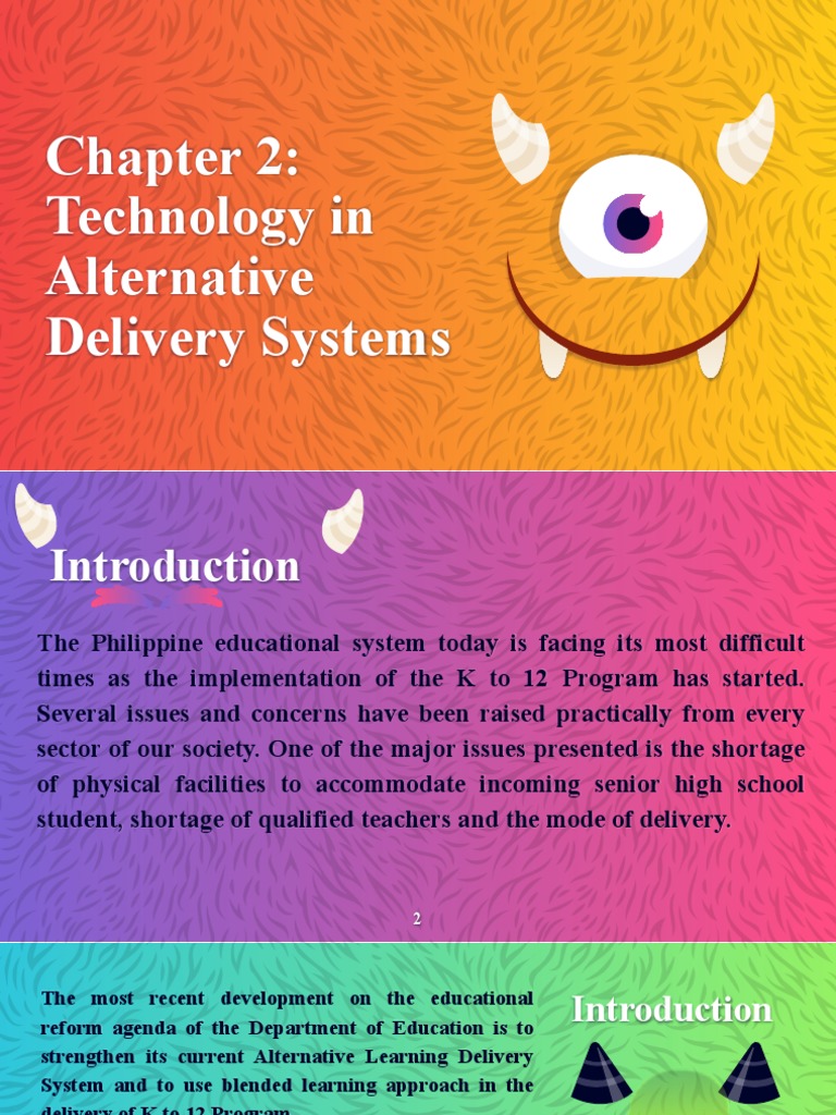 Chapter 2 Technology in Alternative Delivery System | PDF | Distance Education | Educational ...