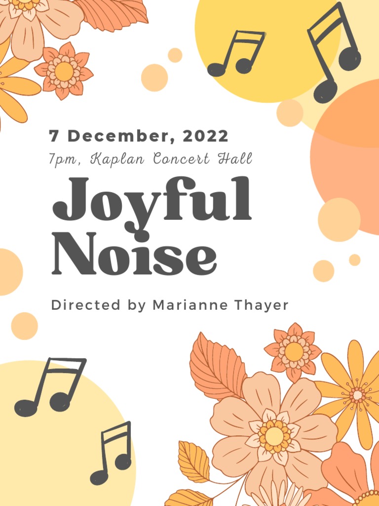 Concert Program 1 | PDF | Choir | Music Performance