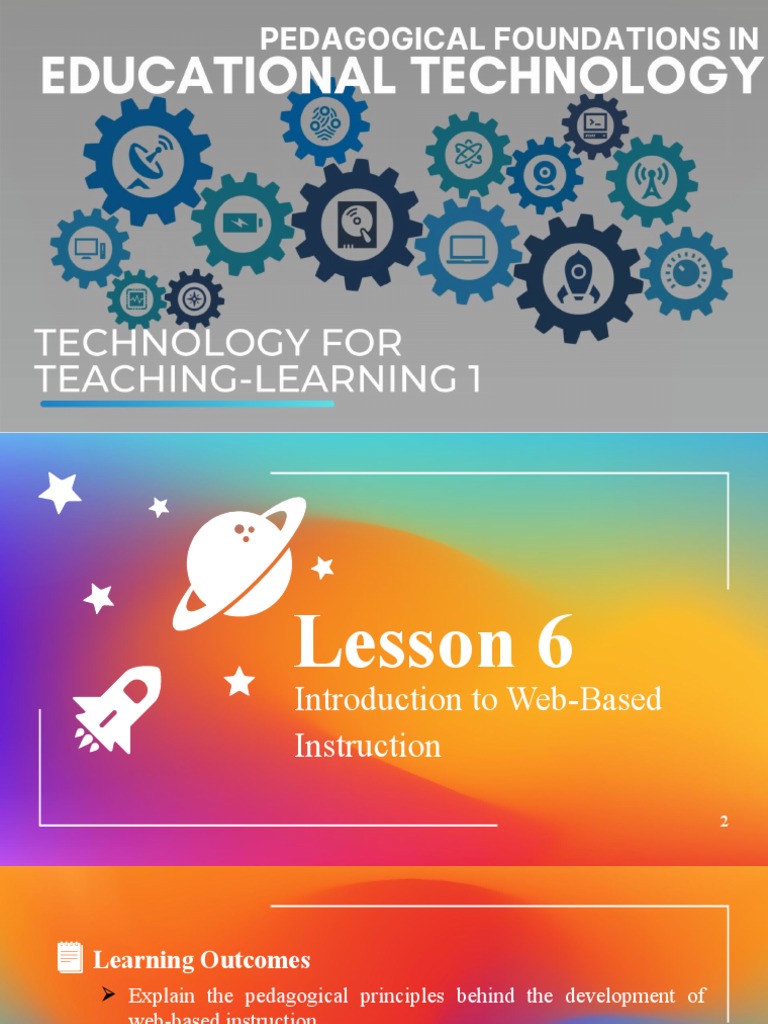 Lesson 6 Introduction To Web Based Instruction | Download Free PDF | Educational Technology ...