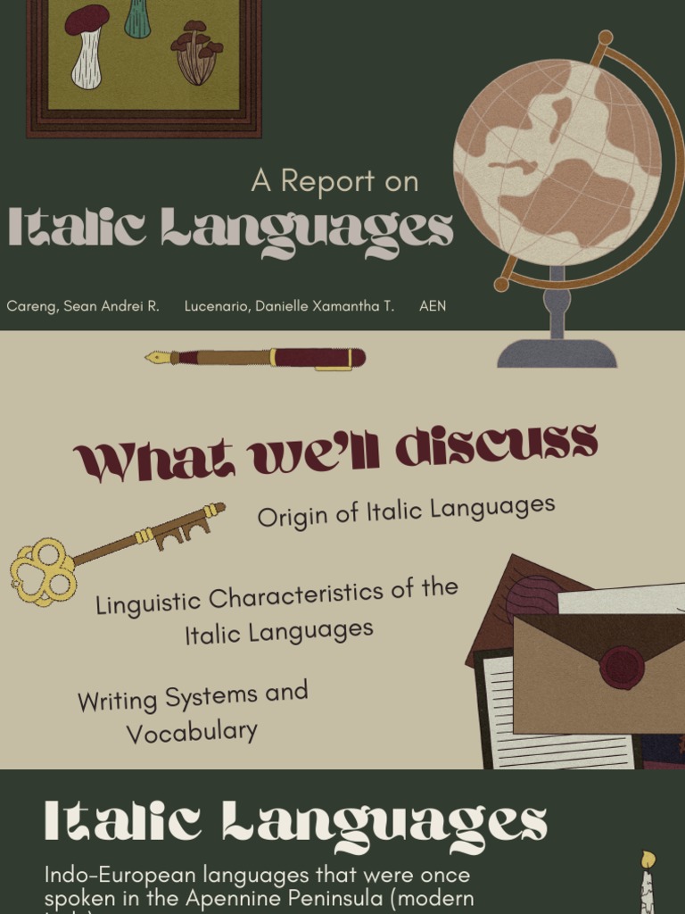 Italic Languages PPT - Careng, Lucenario | PDF | Language Families ...