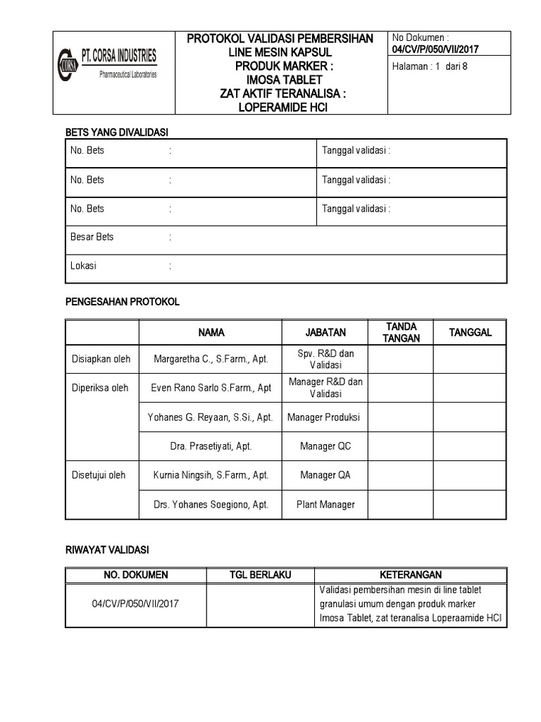 Protokol CV Line Tablet | PDF