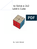 Rubik's Cube Solution | PDF | Teaching Mathematics