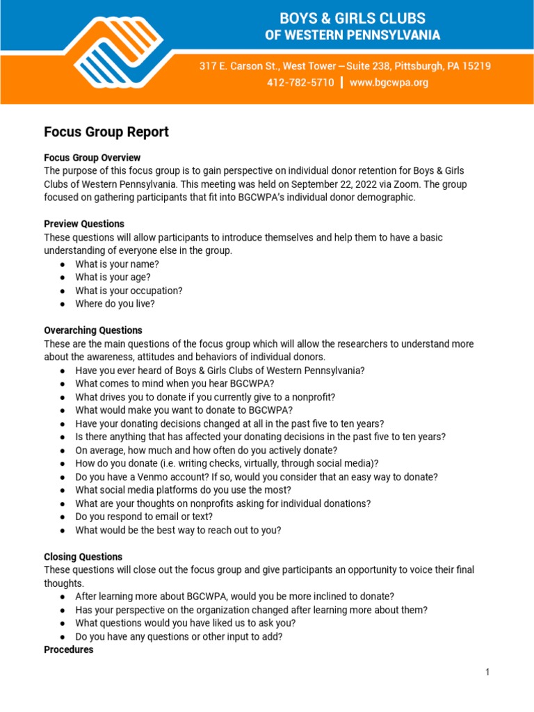 Focus Group Report 1 | PDF | Social Media | Popular Culture & Media Studies