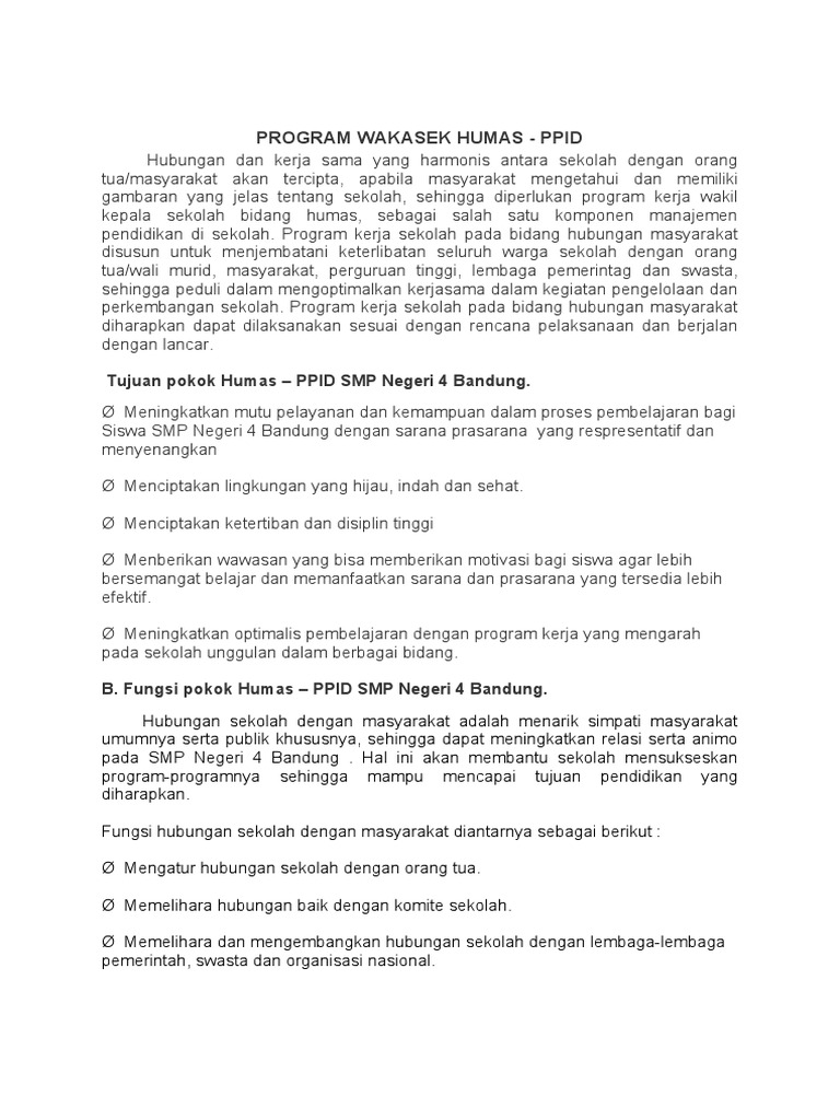 Prog - Humas | PDF | Karier & Perkembangan | Ilmu Sosial