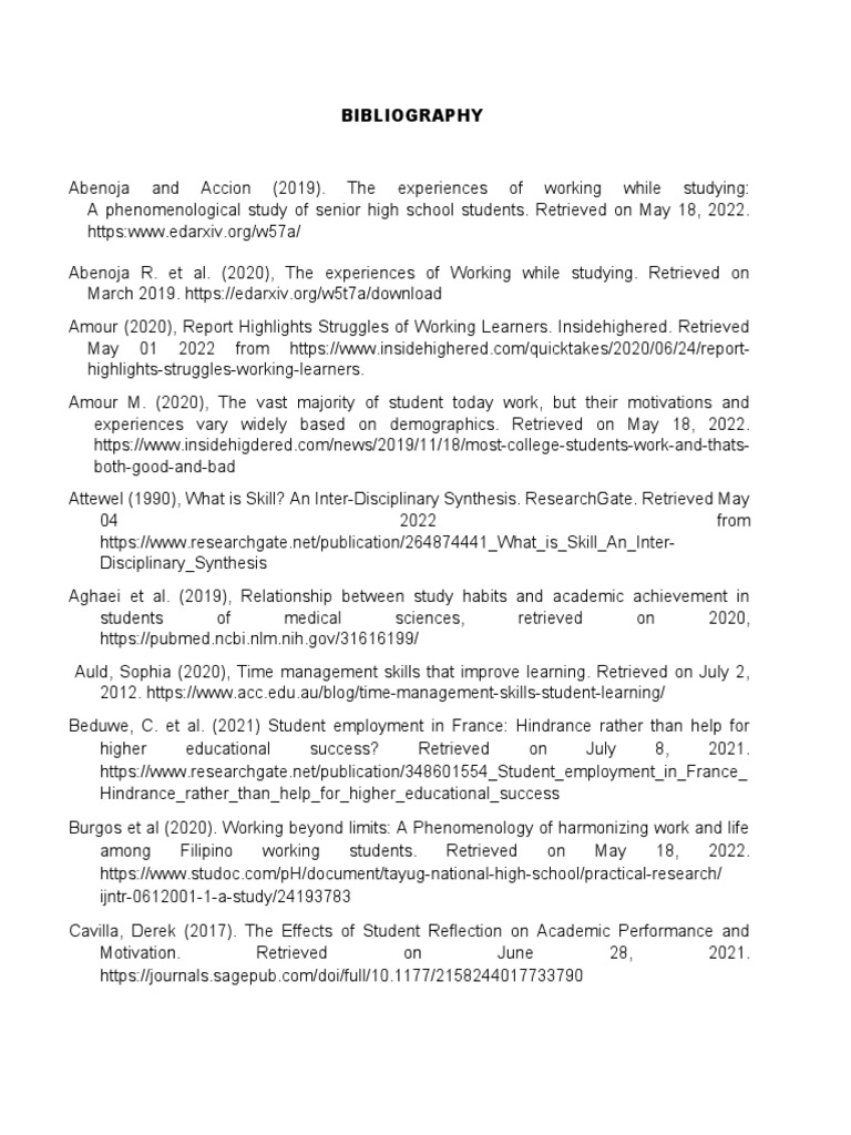 REFERENCES | PDF | Learning | Science