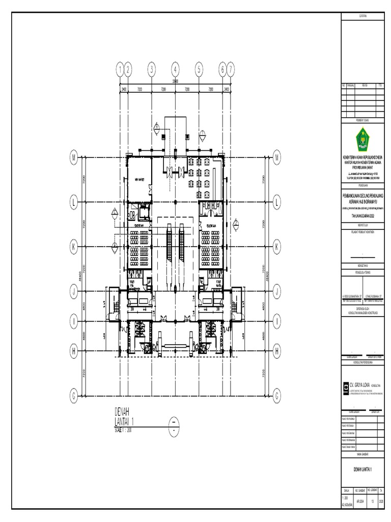Denah Lantai 1 | PDF