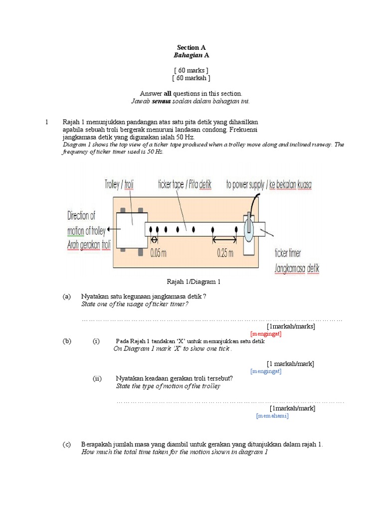 Soalan Teknik Jawab K2 FZ Set 1 | PDF