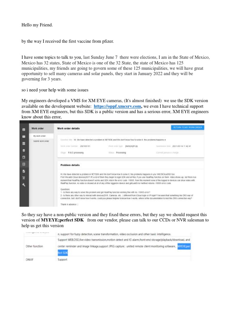 XM Eye SDK Jeff | PDF | Computers | Technology & Engineering