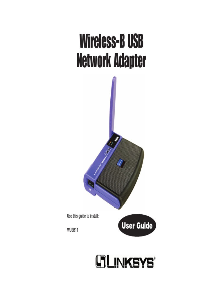 WUSB11 Manual | PDF | Wireless Lan | Computer Network
