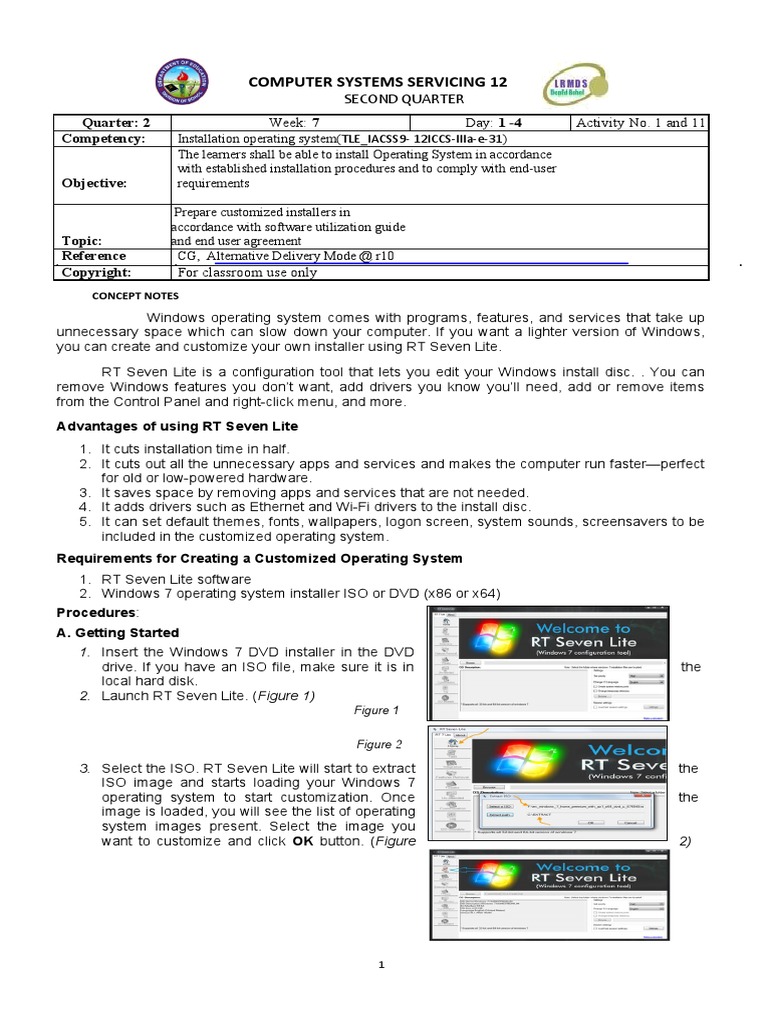 Css q2 Week7 g12 | PDF | Windows 7 | Microsoft Windows