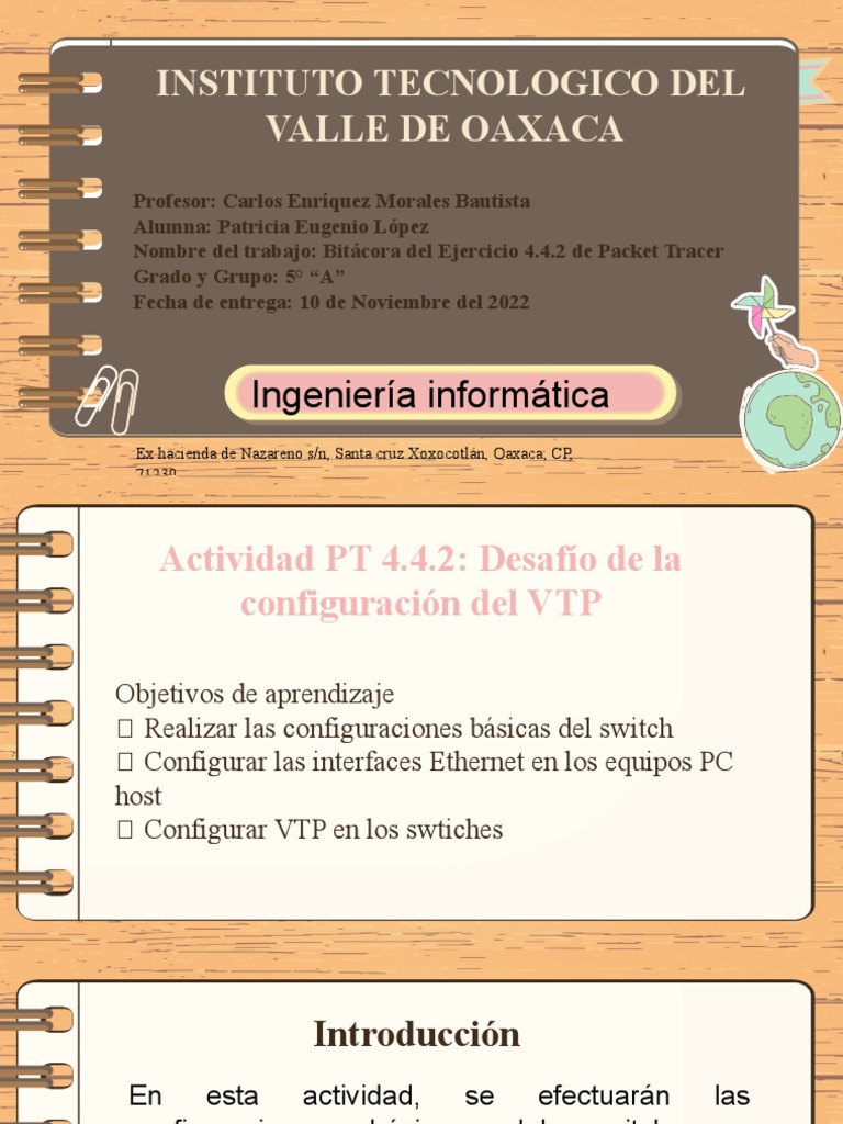 Bitacora Del Ejercicio 4.4.2 | PDF | Conmutador de red | Transmisión de datos