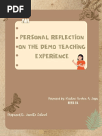 Teaching Profession Reflection | PDF