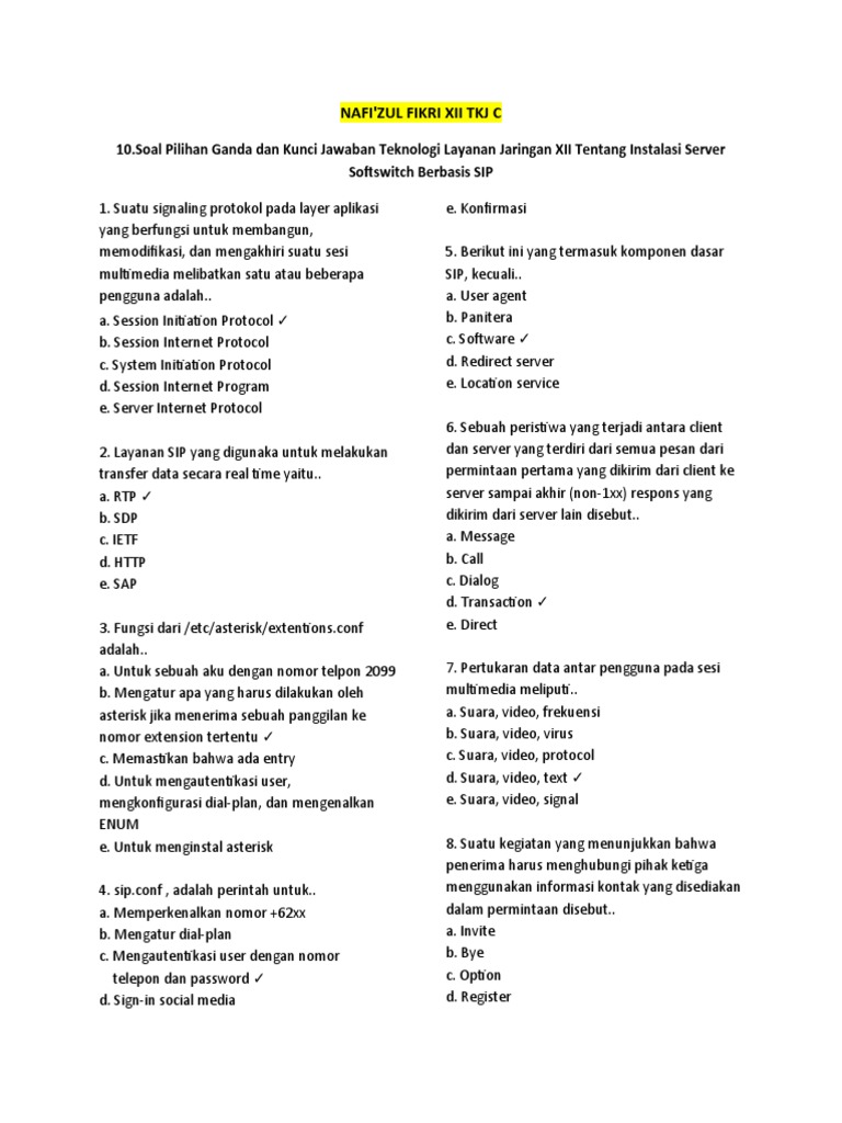 Tugas TLJ Bab 2 (Nafi'Zul Fikri) | PDF