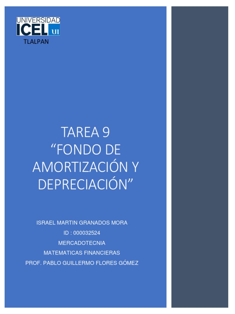 Fondo de Amortizacion y Depreciacion | PDF | Amortización (Negocio ... Fondo de Amortizacion y Depreciacion | PDF | Amortización (Negocio ...