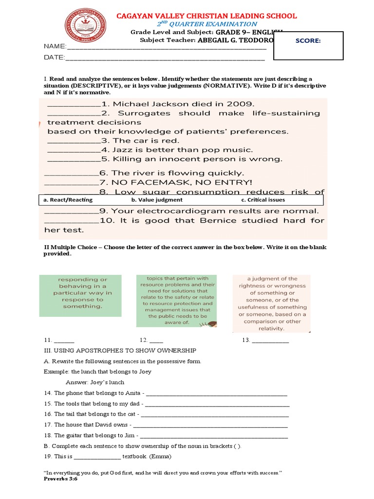 E9 Final | PDF | Cognition