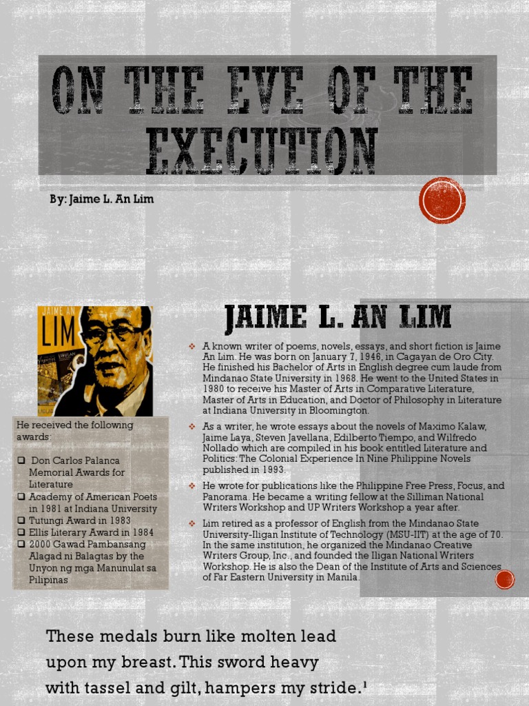 An Elegiac Poem on the Execution of Andres Bonifacio | PDF