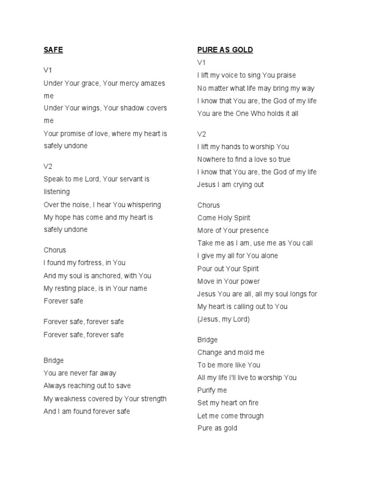 Choir Songs | PDF | Glory (Religion) | Jesus