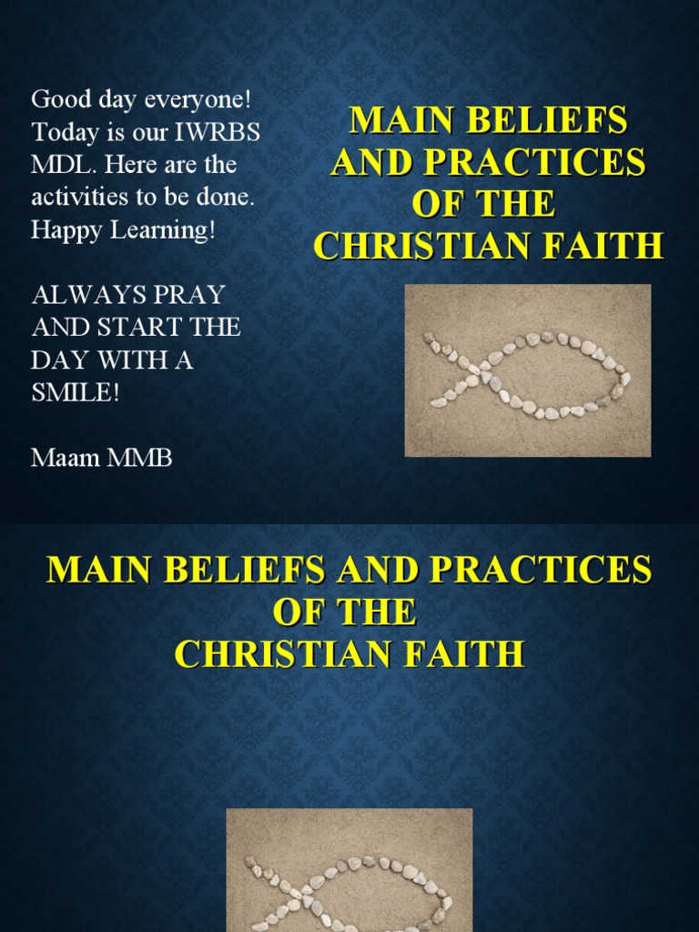 Christianity: Core Beliefs & Practices | PDF | Jesus | Catholic Church