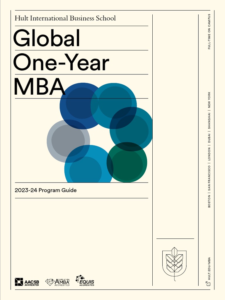 Mba Program Booklet 2023 24 Final | PDF | Master Of Business ...