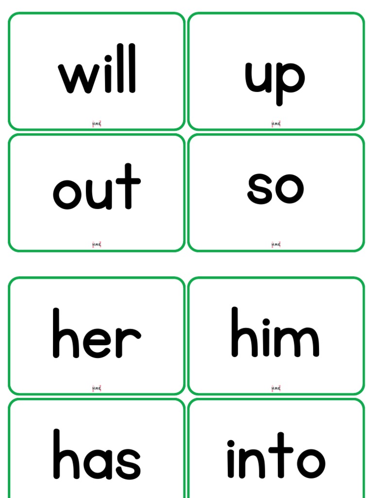 Sight Words 2 | PDF
