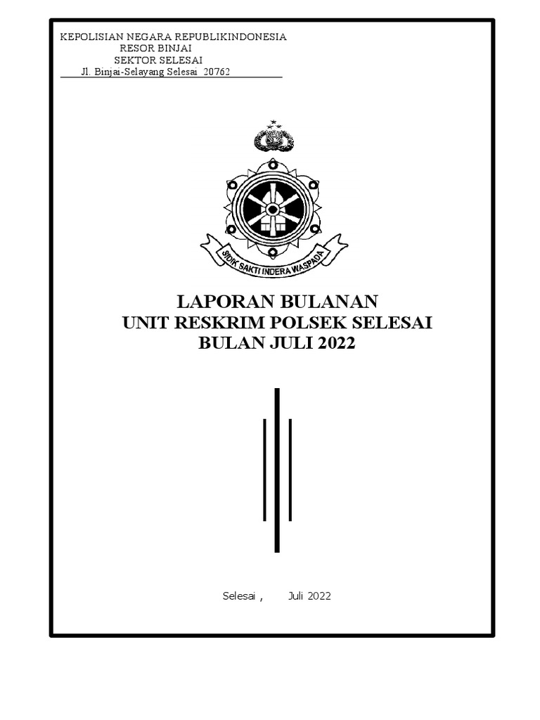 Format Baru Lapbul Juli | PDF