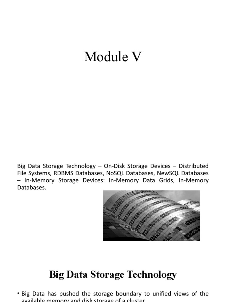 777 1651399819 BD Module 5 | PDF | No Sql | Databases