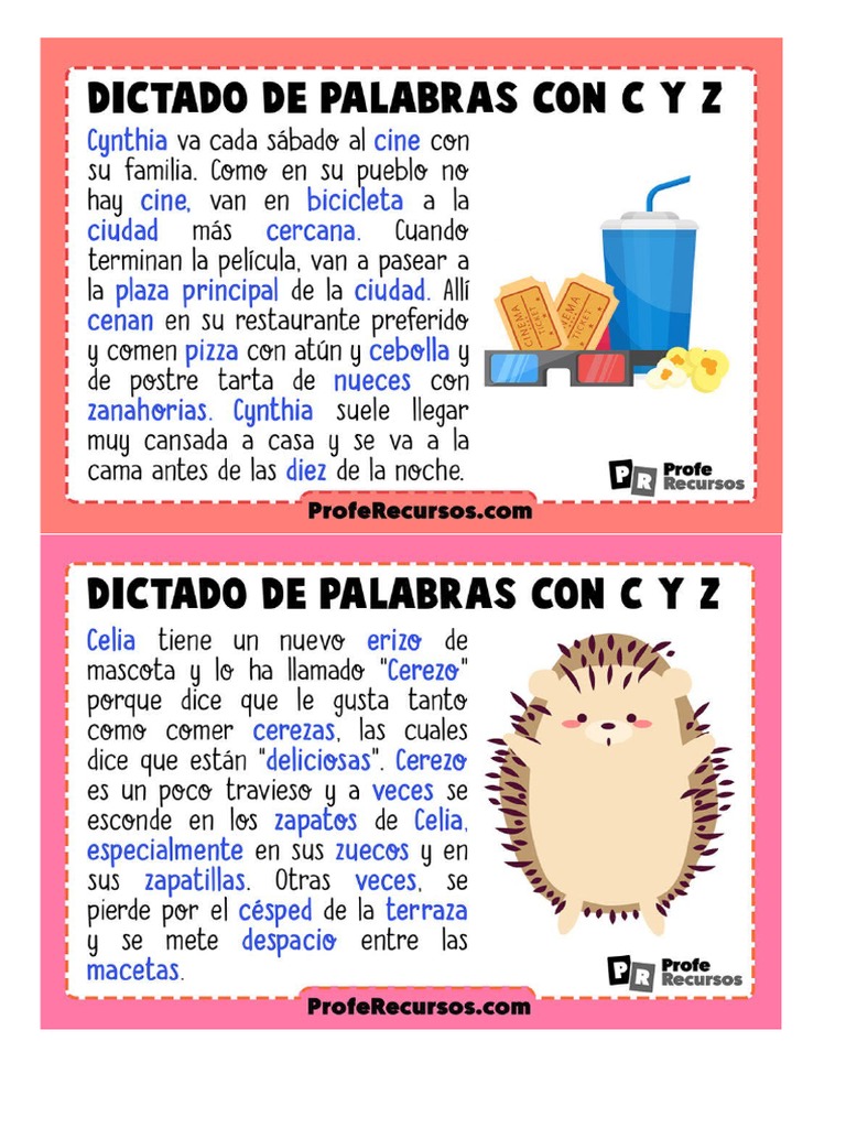 Palabras X S Z | PDF
