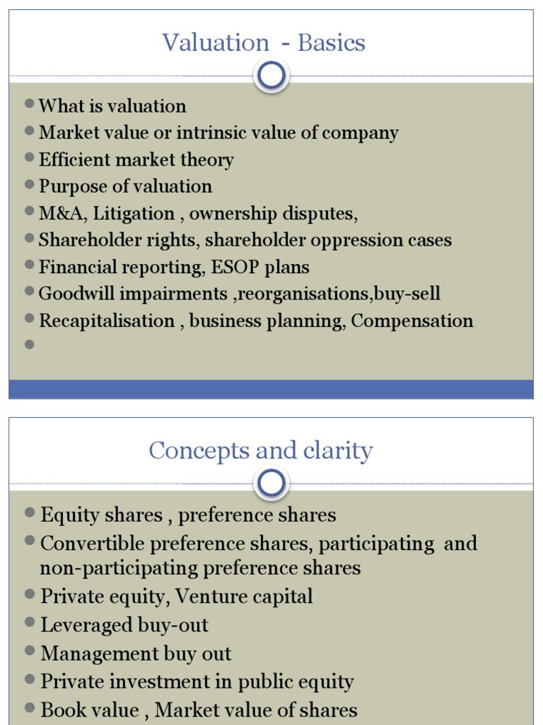 Corporate Valuation Mod I | PDF | Valuation (Finance) | Discounted Cash Flow