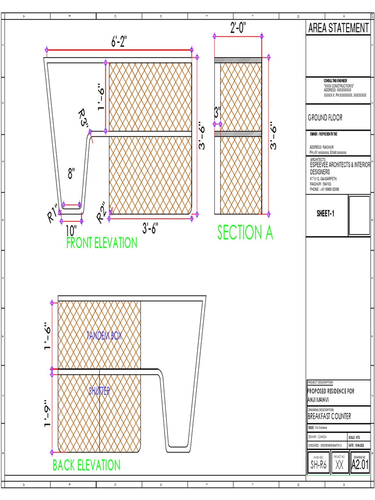 Proposed Residence Elevation Drawings | PDF