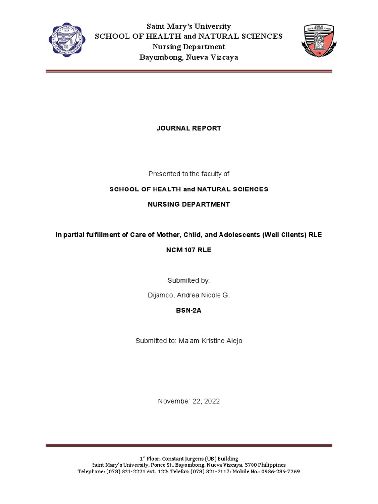 Journal Report | PDF