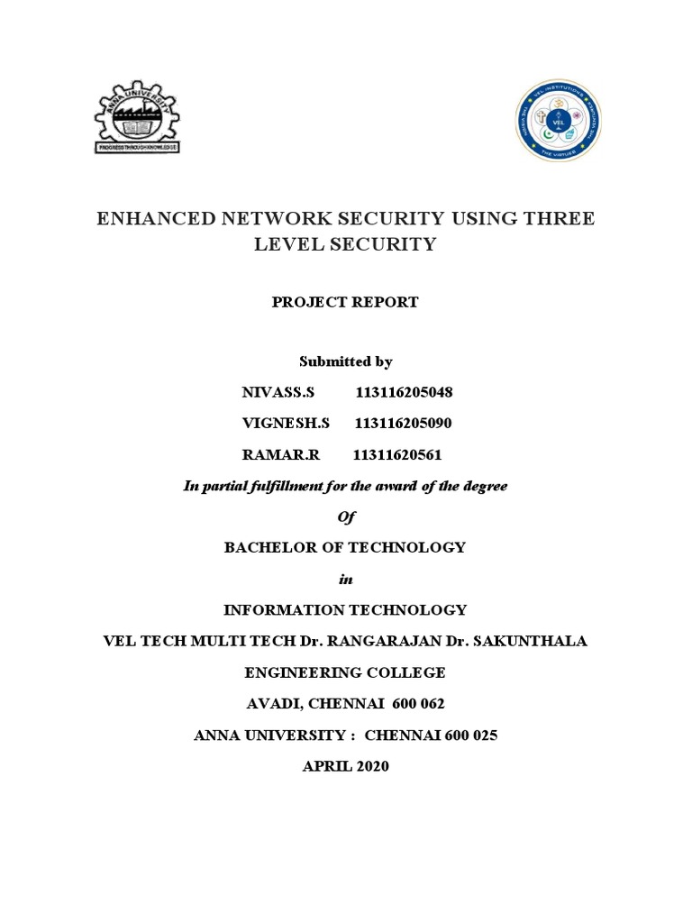 Project Report Final | PDF | Key (Cryptography) | Cryptography